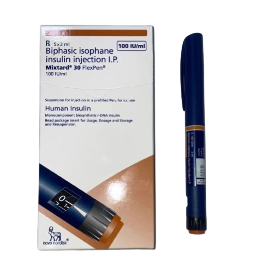 MIXTARD 30 FLEXPEN Insulin Human (rDNA) 100U / mL Suspension for SC Injection 3mL 5's price in ...